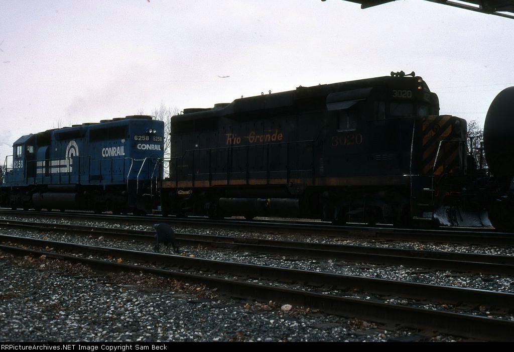 DRGW 3020 and CR 6258